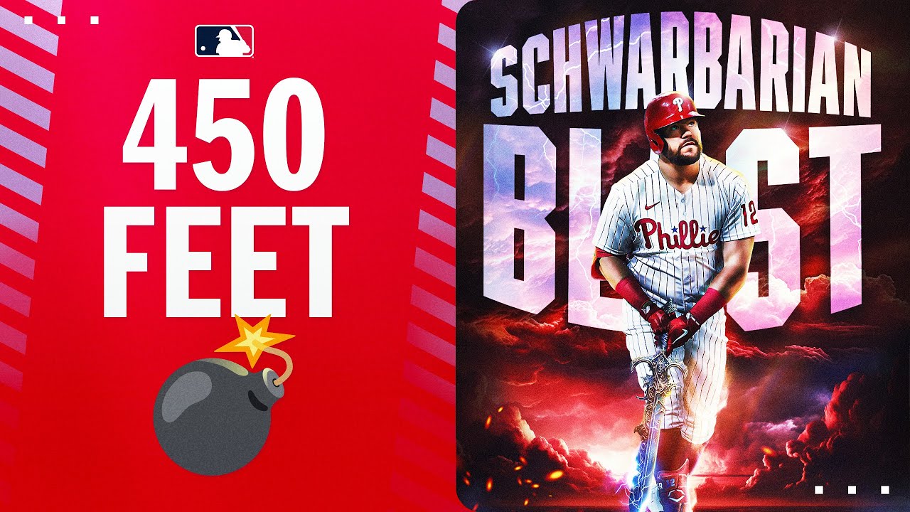 Kyle Schwarber DEMOLISHES a 450-foot home run for his 46th of the year ...
