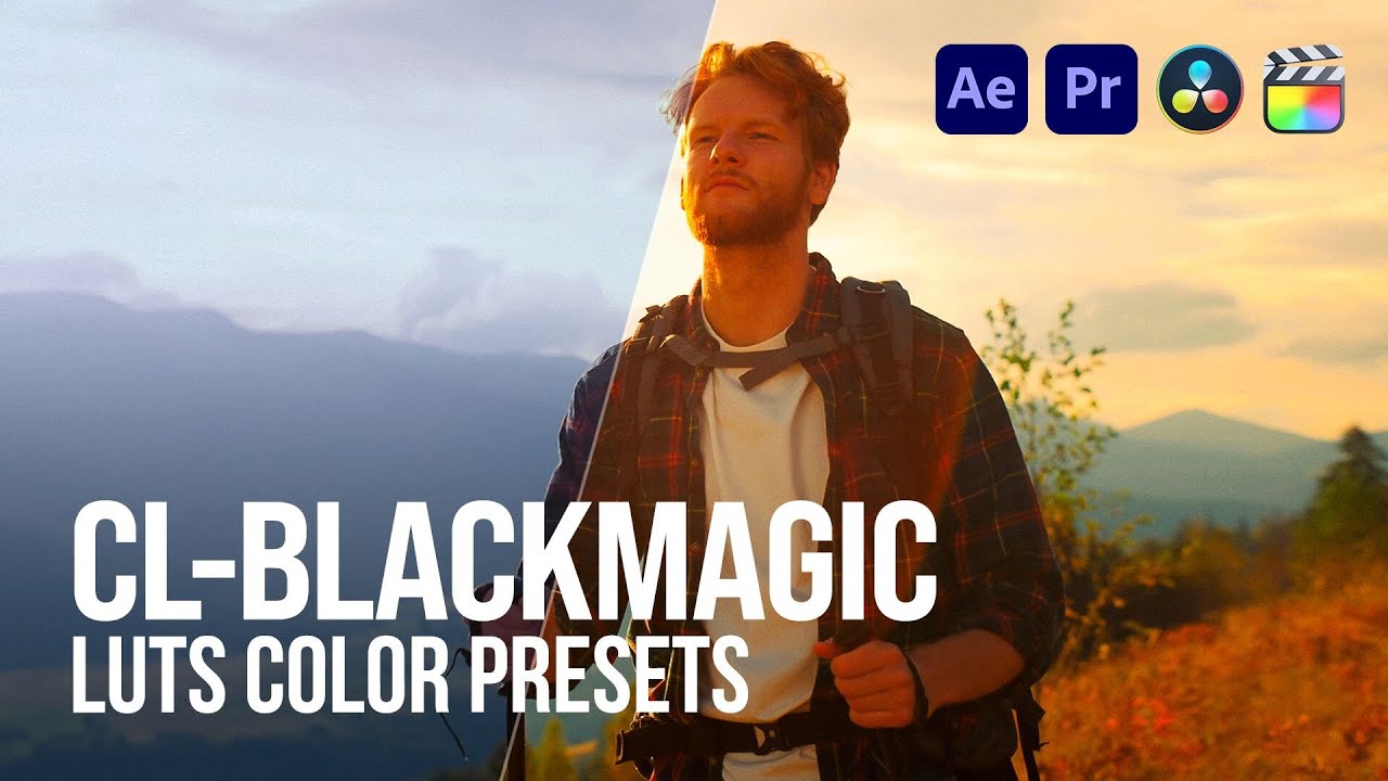 CL-BlackMagic Camera LUT Pack For BlackMagic Camera Color Look And ...