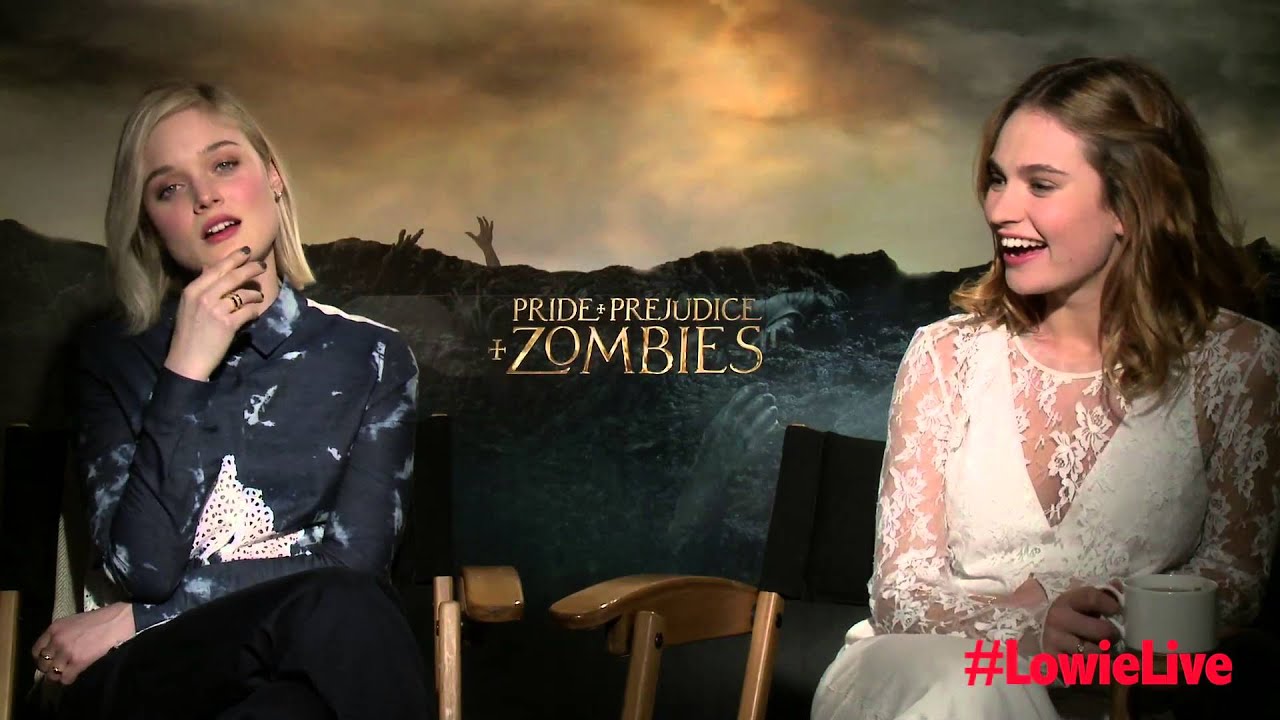 Lowie Speaks To Lily James & Bella Heathcote - YouTube