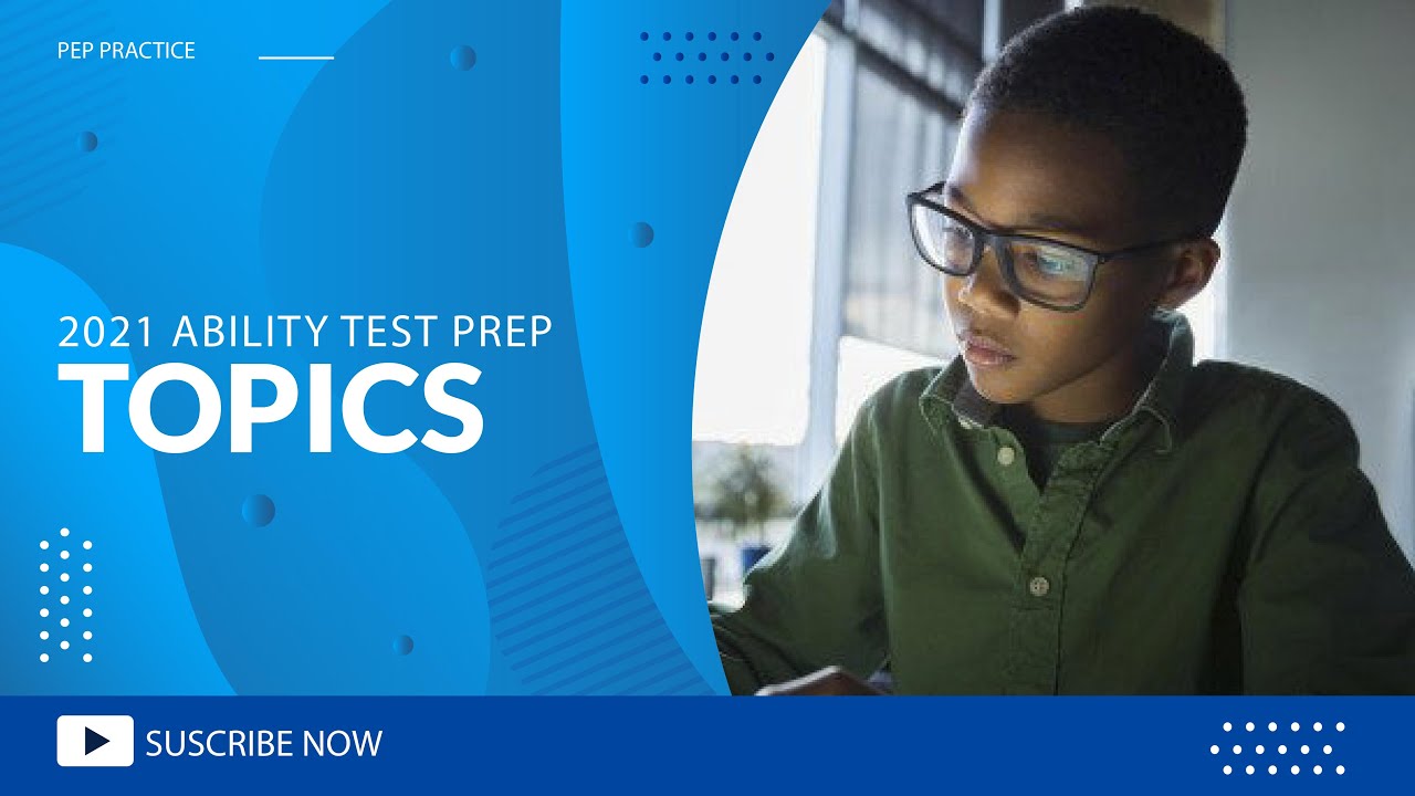 Ability Test Grade 6 Topic Revision| TOPICS YOU NEED TO KNOW TO PASS ...