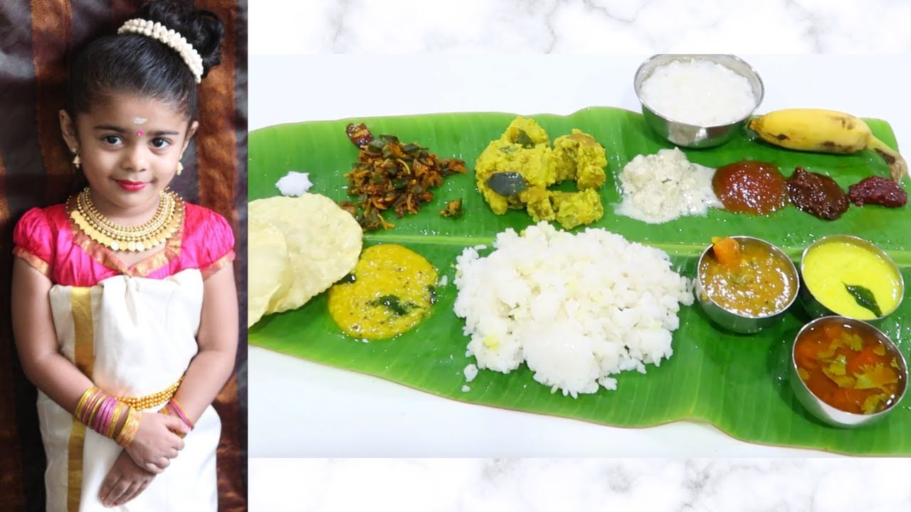 Our This Year Simple Onam Sadya with 11 Dishes - Kerala Vegetarian ...