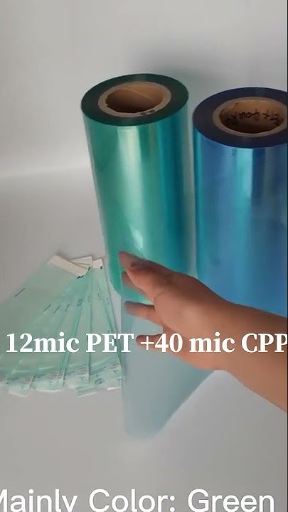 Medical Grade blue/green PET/CPP film Pet Composite CPP Film for ...