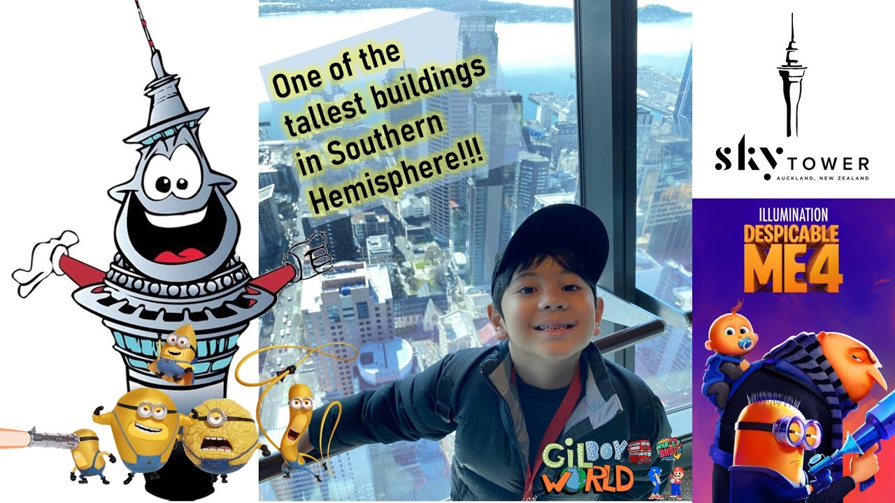 Sky Tower Adventure + Despicable Me 4 Launch! 🗼🎬 Fun Day in Auckland ...