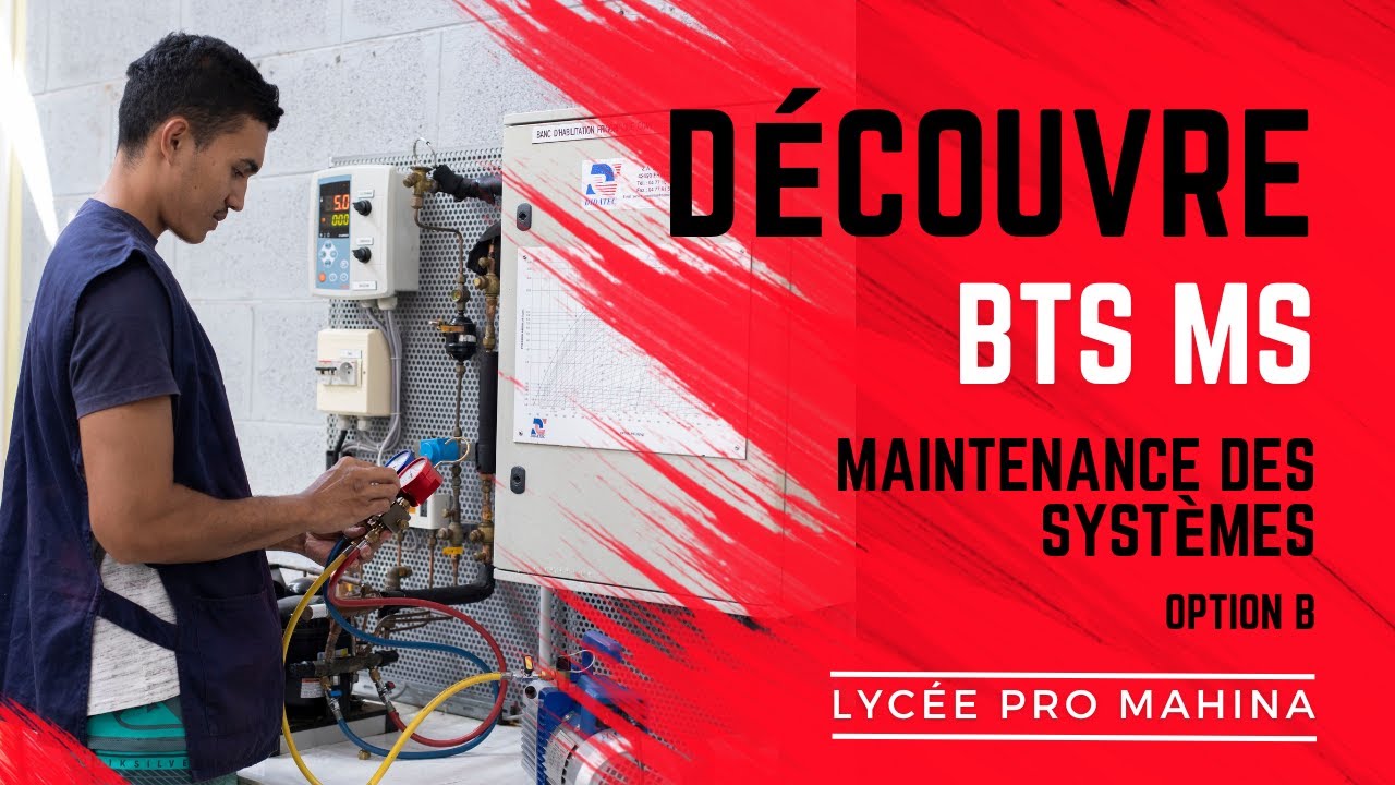 BTS MS option B - Maintenance des systèmes (systèmes énergétiques et ...