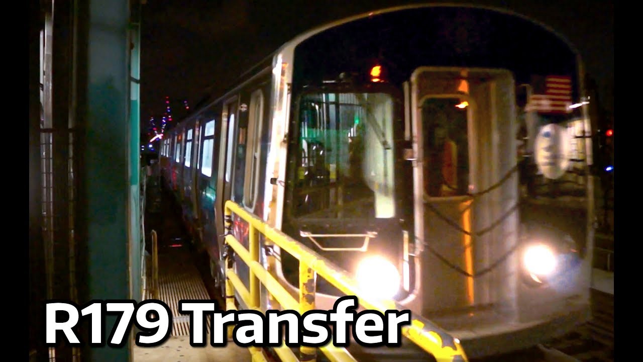 ⁴ᴷ New R179 Subway Car transfer on the J Line - YouTube