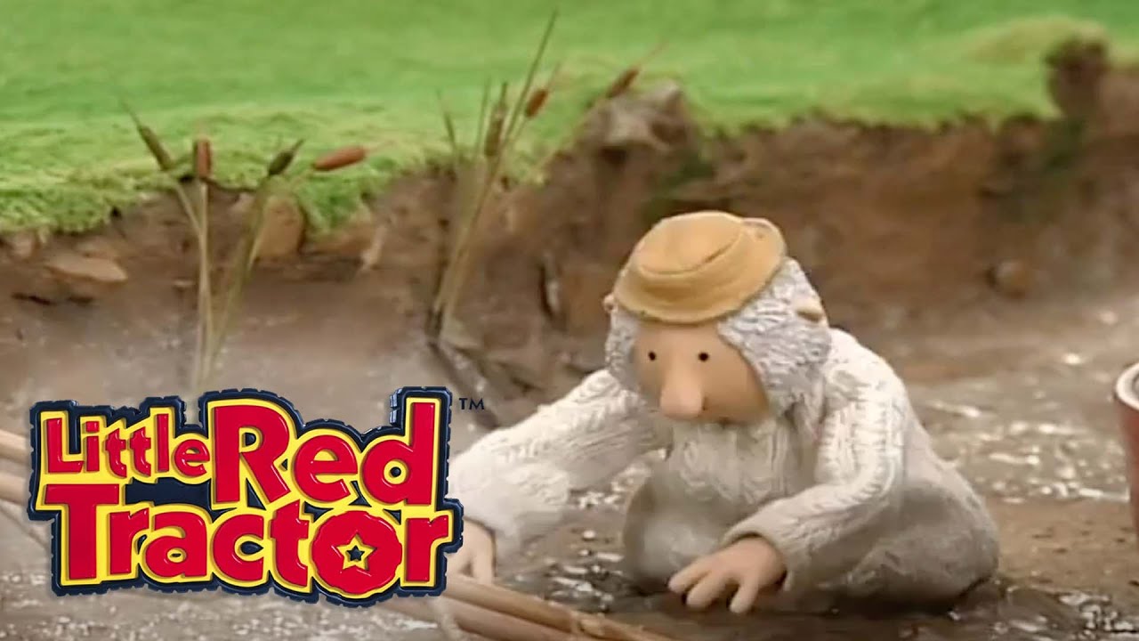 Stumpy is Stuck in the Mud | Little Red Tractor - YouTube