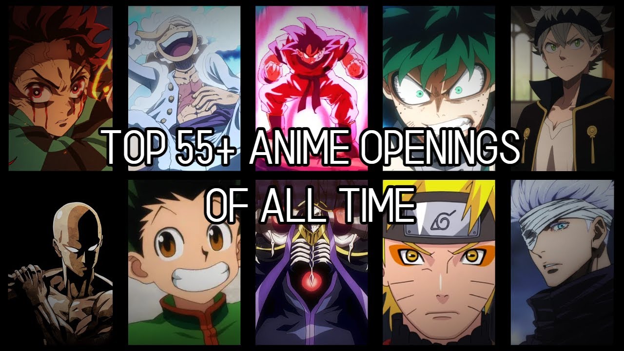 Top Anime Openings Of All Time - YouTube