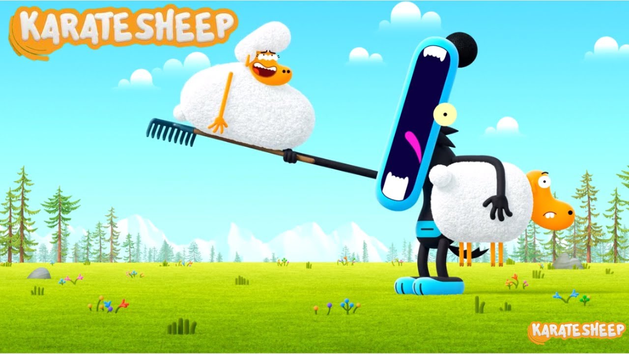 Karate Sheep - Track and Field Puppy Troubles Fancy New Toy S1E6 Part 3 ...