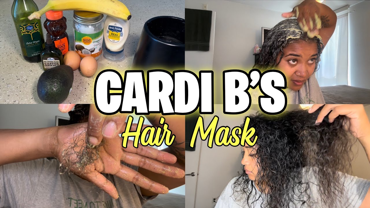 Unlocking Cardi B’s Hair Routine: “The Hair Mask”, DIY HAIR GROWTH ...