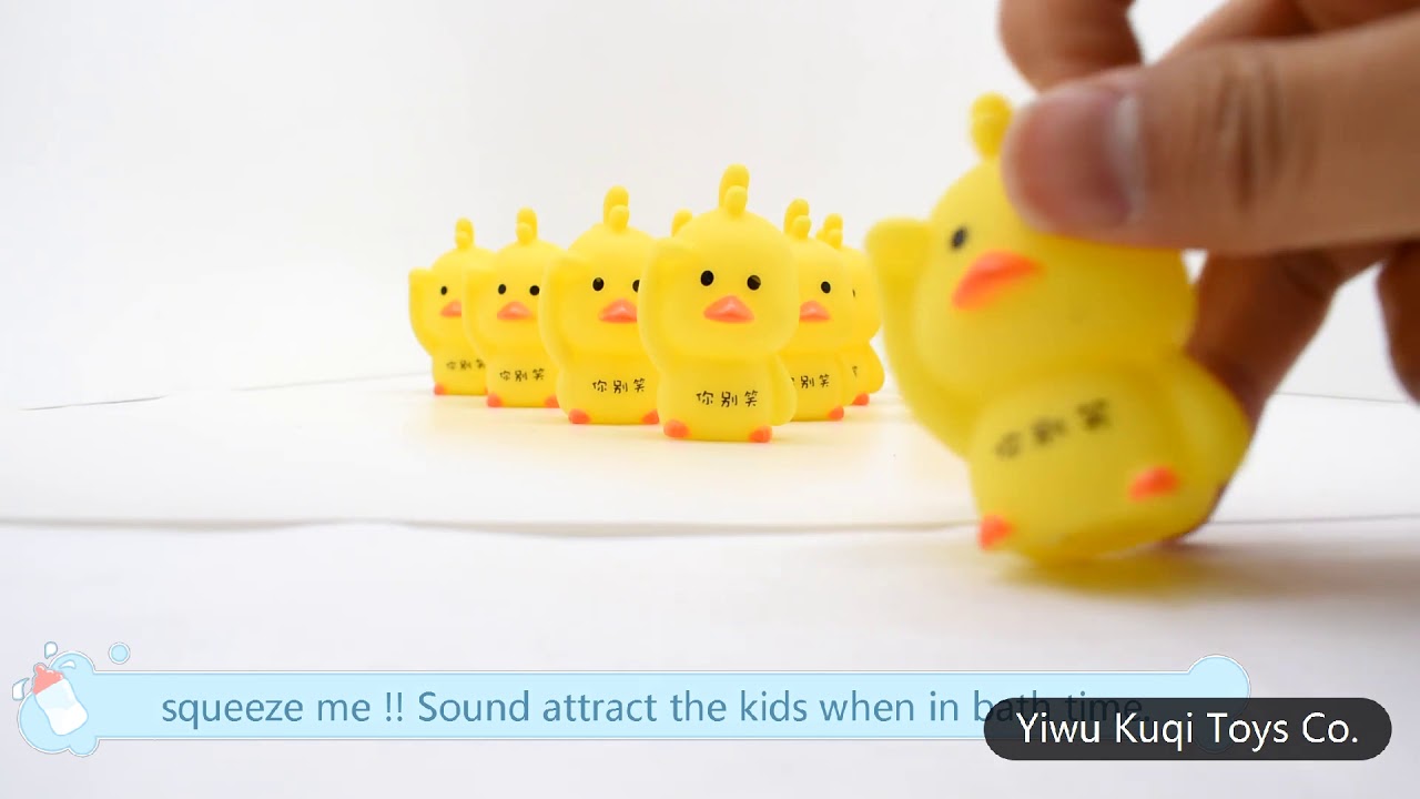 squeeze duck bath toy 100pcs set for baby - YouTube