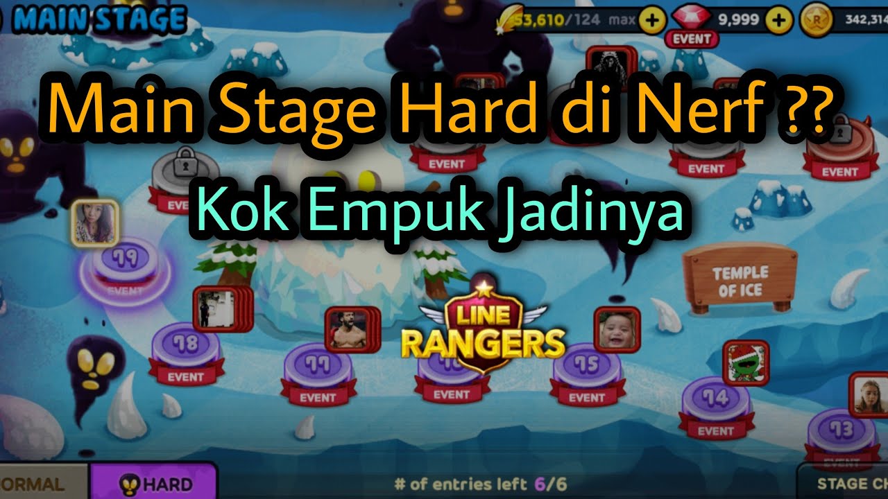Main Stage Hard 73 - 78 !! Line Rangers - YouTube