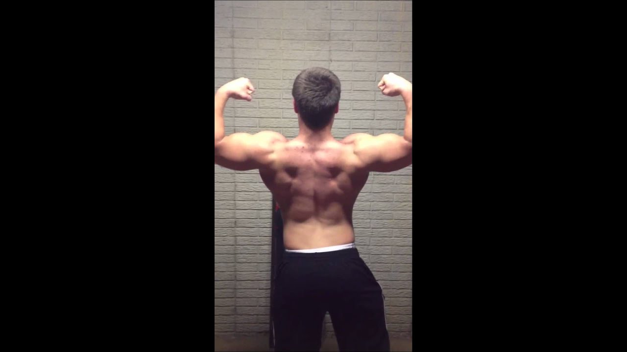 18 year old bodybuilder Jake Castro-White posing - YouTube