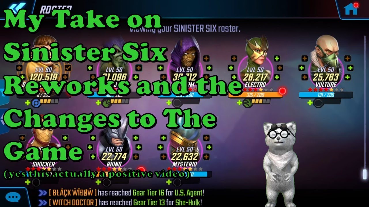 MSF - My take on Sinister Six and Superior Six - YouTube