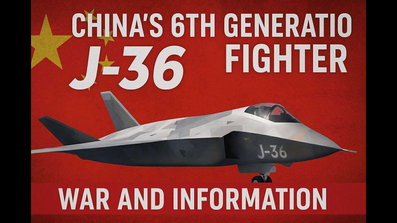 China’s 6th Generation Fighter – Chengdu J 36 - YouTube
