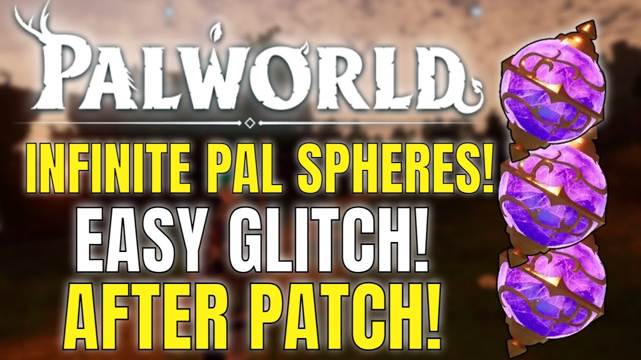 PALWORLD - NEW EASY INFINITE PAL SPHERE GLITCH! Unlimited Legendary ...