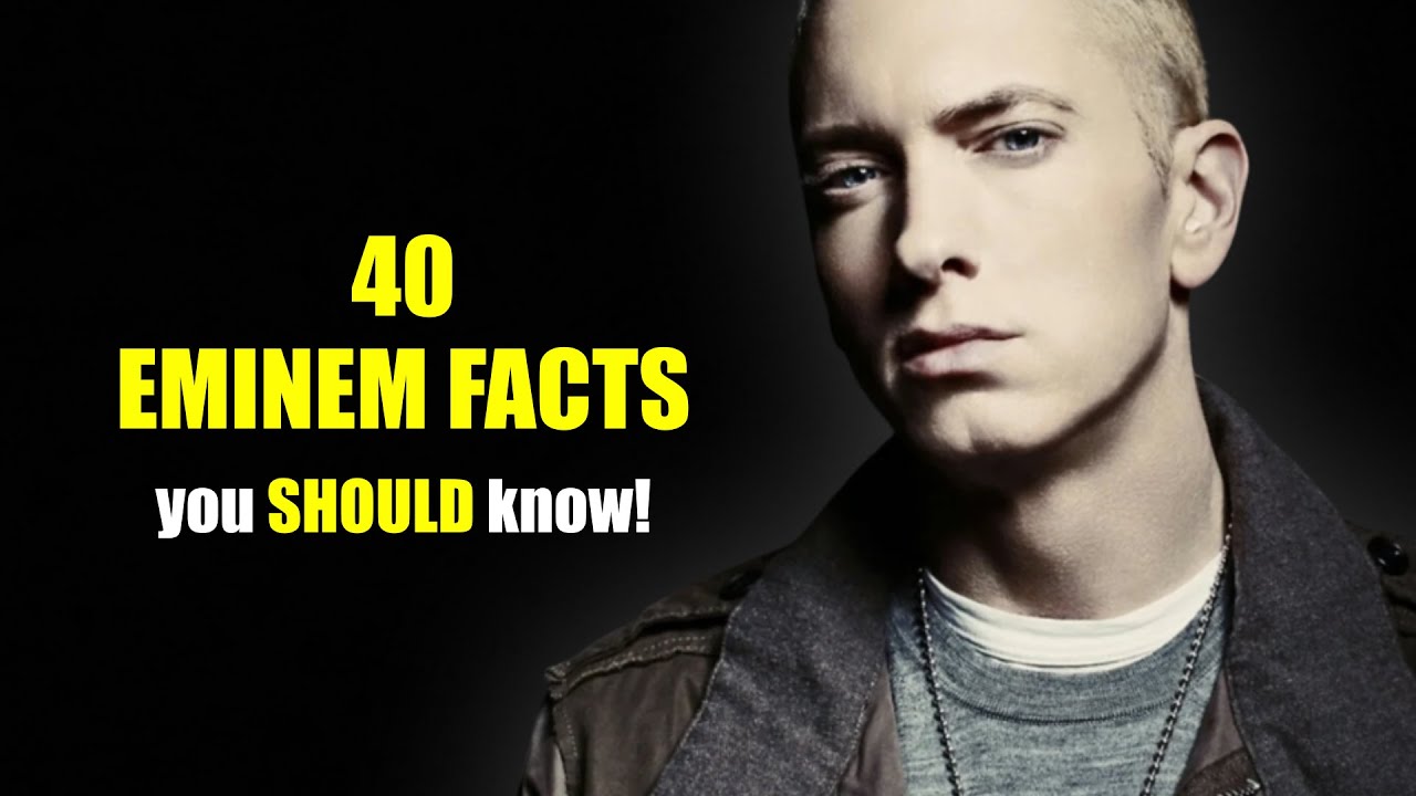 You Won't Believe These 40 Eminem Facts! #eminem #music #facts - YouTube