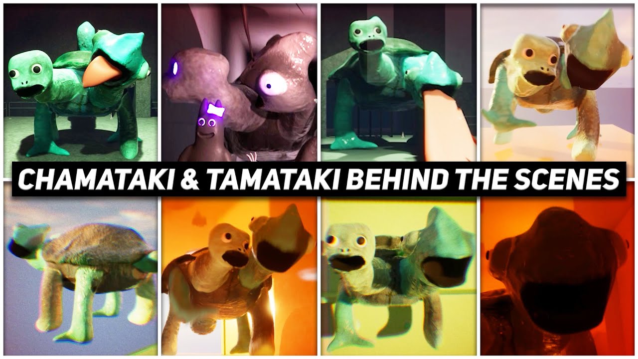 Garten Of Banban 1-6 TAMATAKI & CHAMATAKI Behind The Scenes - YouTube