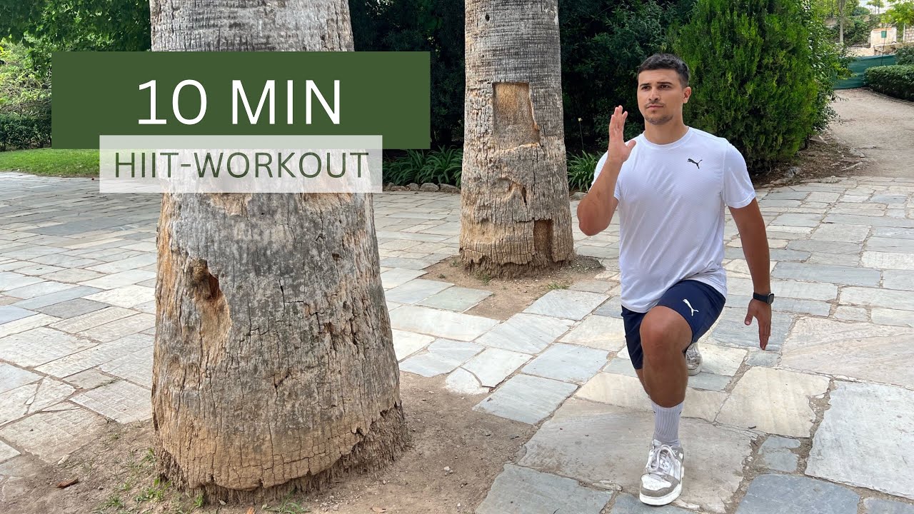 10 MIN - HIIT WORKOUT INCL. WARM-UP | NO EQUIPMENT - YouTube