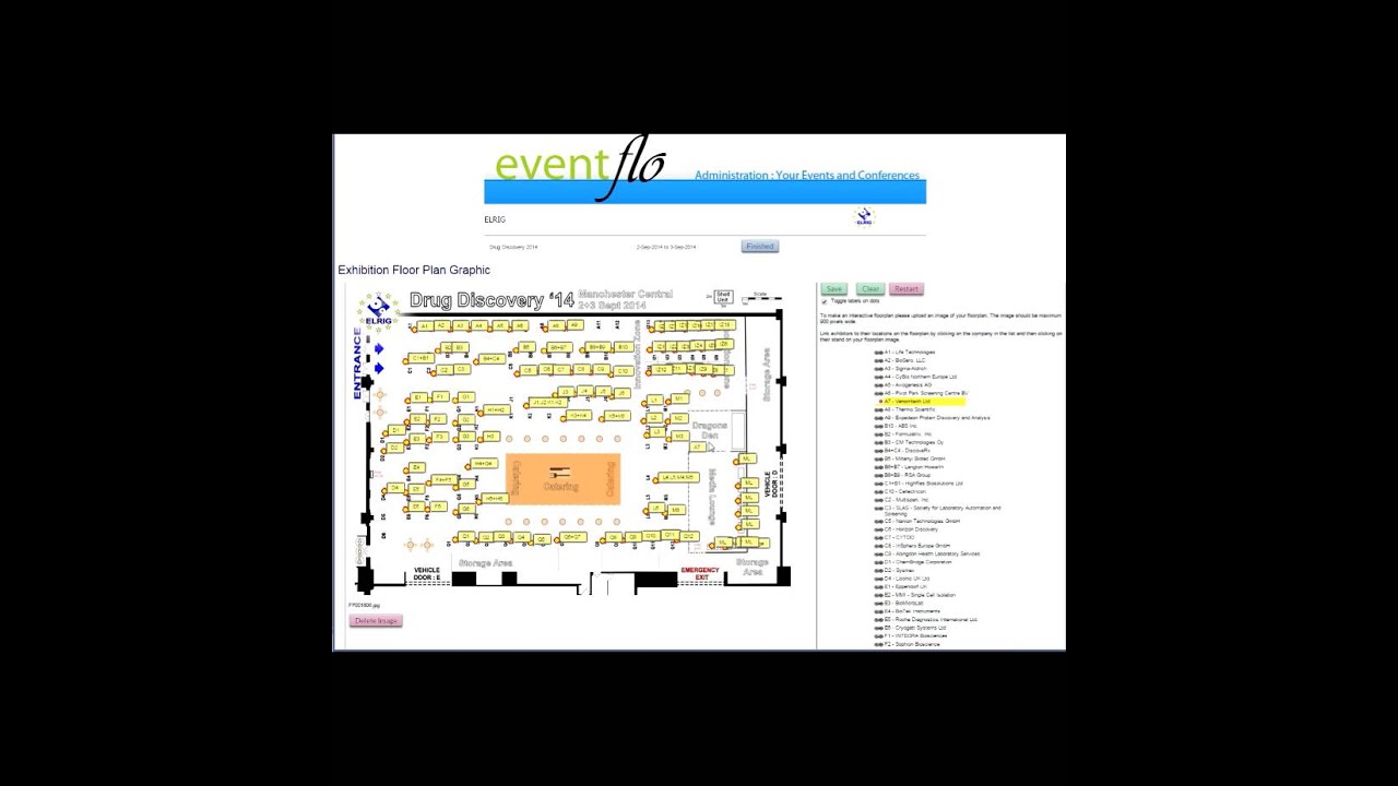 EVENTFLO TUTORIAL 8: Setting up interactive floorplan - YouTube