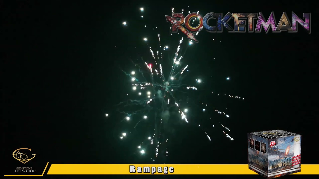 Rampage - Gemstone - Rocketman Fireworks - YouTube