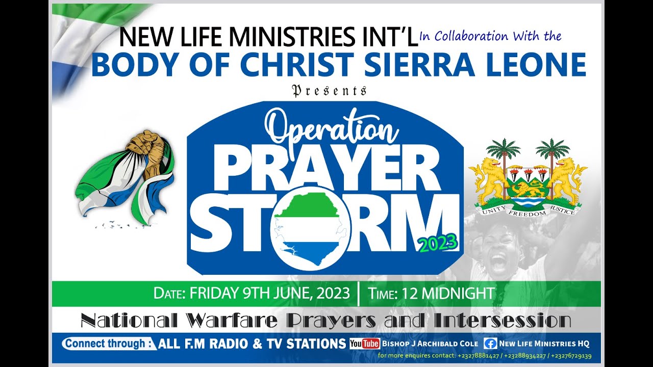 Operation Prayer Storm_Friday 9th June at 12 Mid-night (National ...