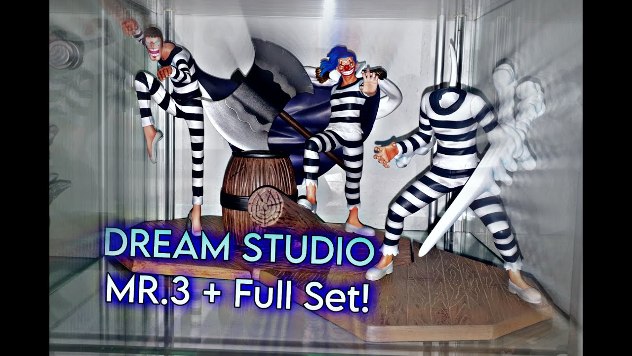 Dream Studio Full POP Set: Galdino aka Mr.3 and Buggy One Piece Resin ...