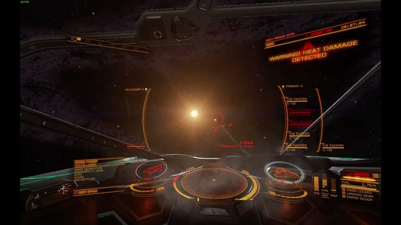 Elite Dangerous - Python Mk2 vs Meta FDL - YouTube