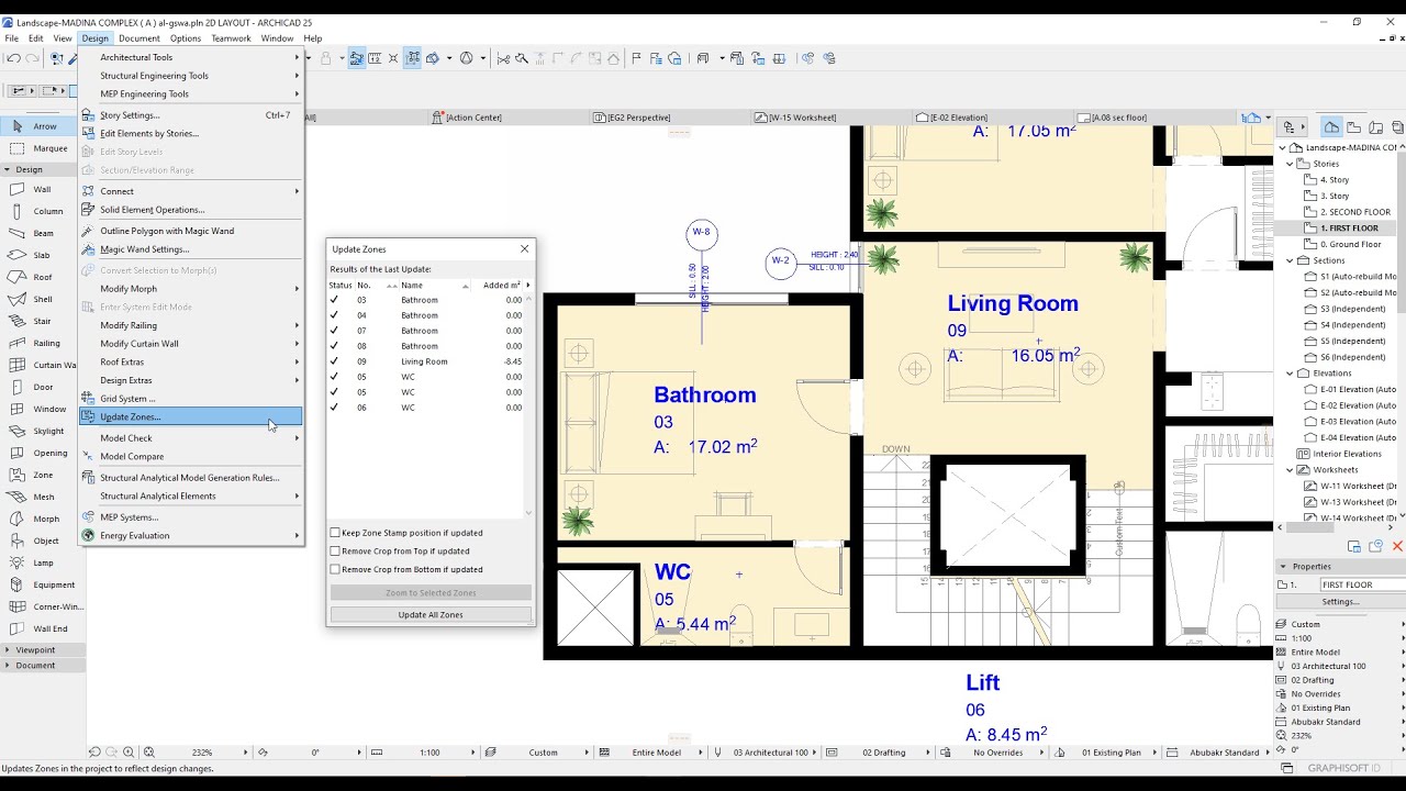 Archicad | Update Zones - YouTube
