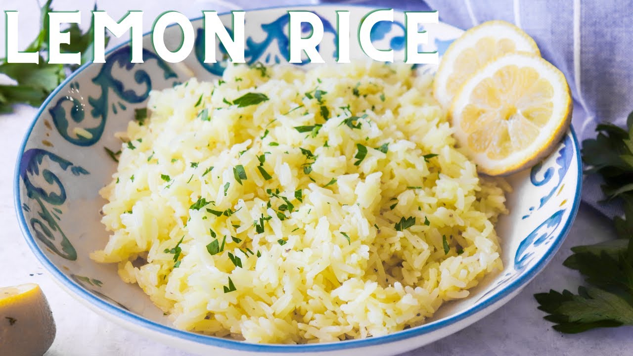 Lemon Rice Recipe | Anitas Delights - YouTube