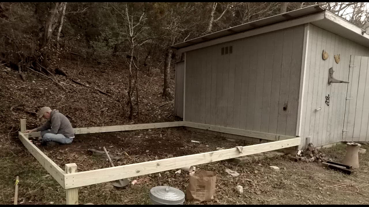 Shed Expansion - Day 1 - YouTube