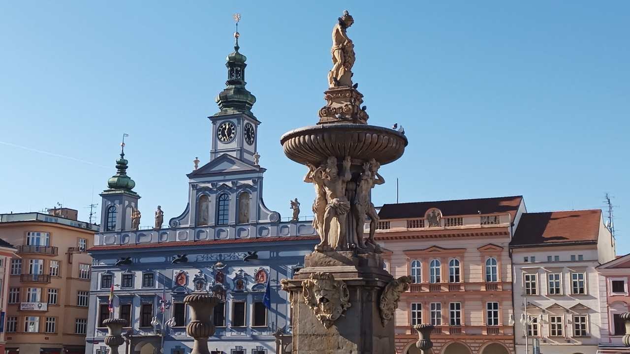 Budweis oder České Budějovice in Tschechien - YouTube