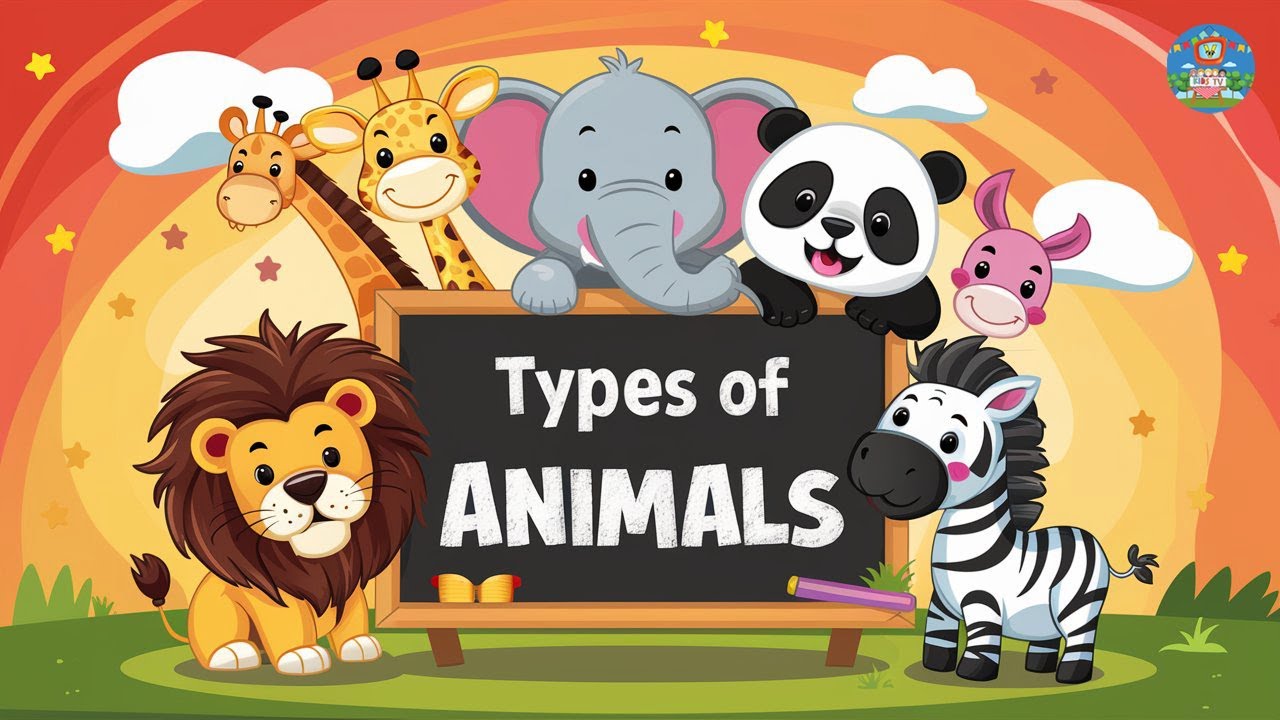 Types of Animals for kids | Wild, Domestic & Aquatic Animals Name ...