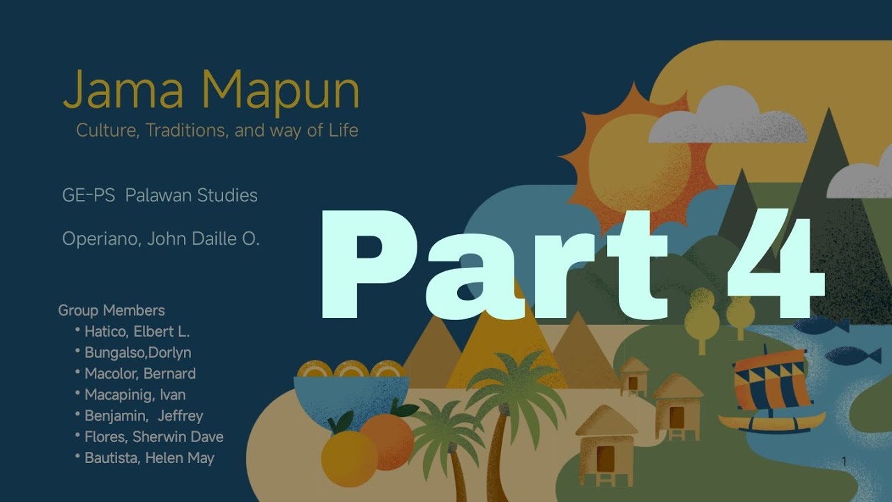 Part 4: Palawan Studies || The Jama Mapun Indigenous group - YouTube