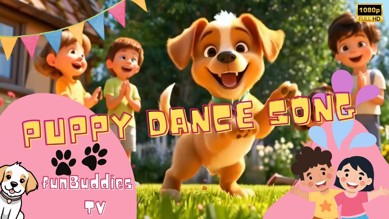 Puppy Dog dance | Nursery Rhymes | Kids songs.#kidscontent #FunBuddies ...