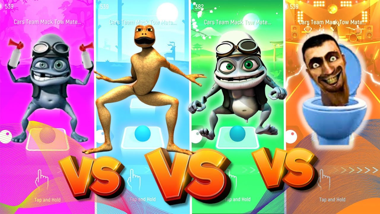 FROG 🆚 PATILA FROG🆚 CRAZY FROG 🆚 SKIBIDI TOILET - YouTube