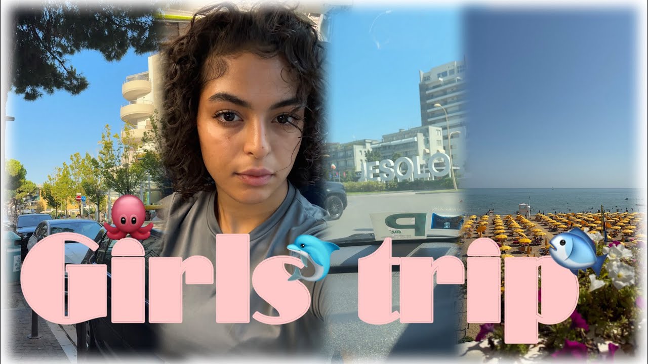 Travel vlog🏝️| GIRLS TRIP JESOLO| road trip🚙, room tour, ruota panoramica🎡 , spiaggia ecc ...