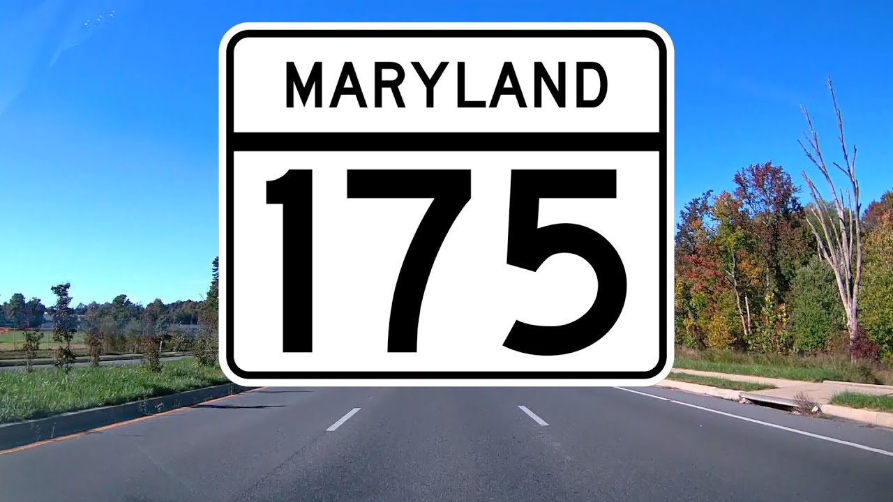Maryland Route 175 West | Driving Odenton to Columbia - YouTube