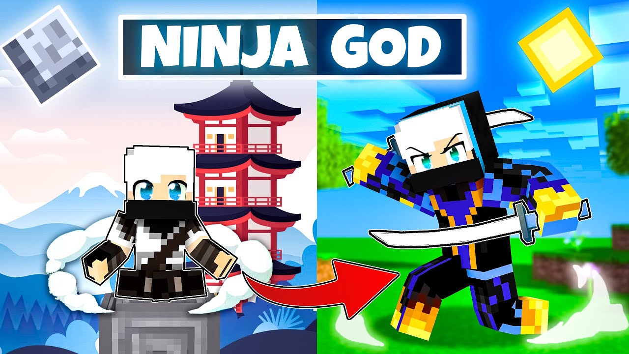 Becoming The NINJA GOD In Minecraft (Hindi) - YouTube