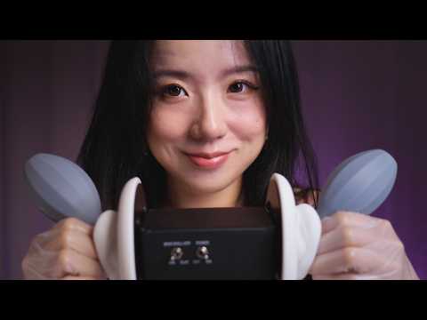 ASMR Intense 3Dio🫸 EAR PRESSURE 🫷Massage | Otoscope, Ear Blowing & Whispers for Deep Sleep
