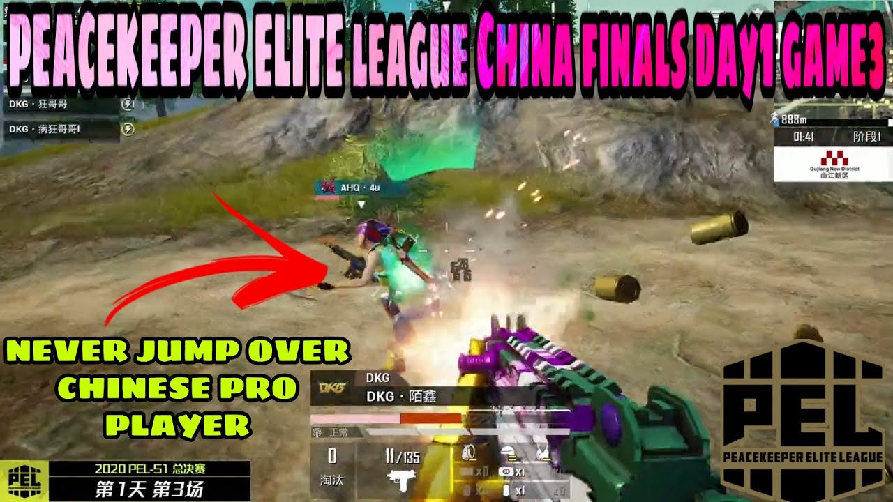 PEL(china)2020 S1 Final D1 Desert Game 3 PEL Peacekeeper Elite ...