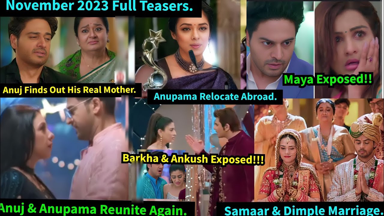 Anupama Starlife November 2023 Full Teasers Update in English. - YouTube