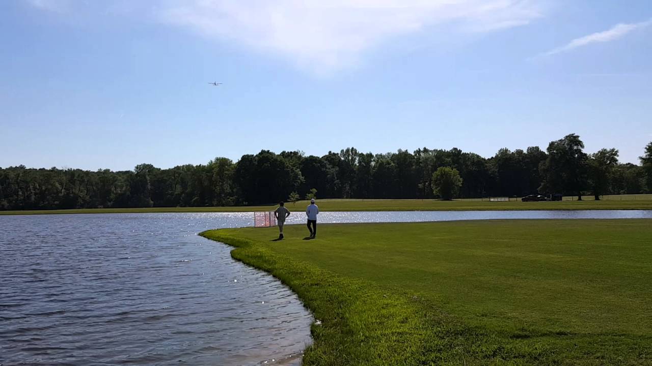 Joe Nall 2016 my first 3D pond dunk !!! - YouTube