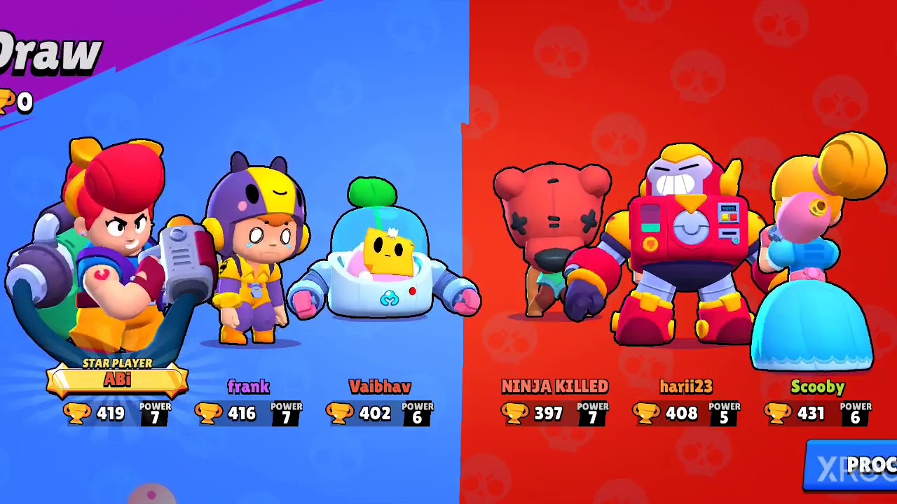 brawl stars gameplay with the brawler bea and brawl ball - YouTube
