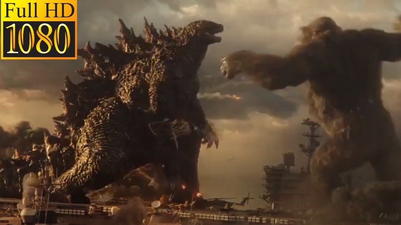 Godzilla vs Kong - Ocean Battle Scene (HD) - YouTube