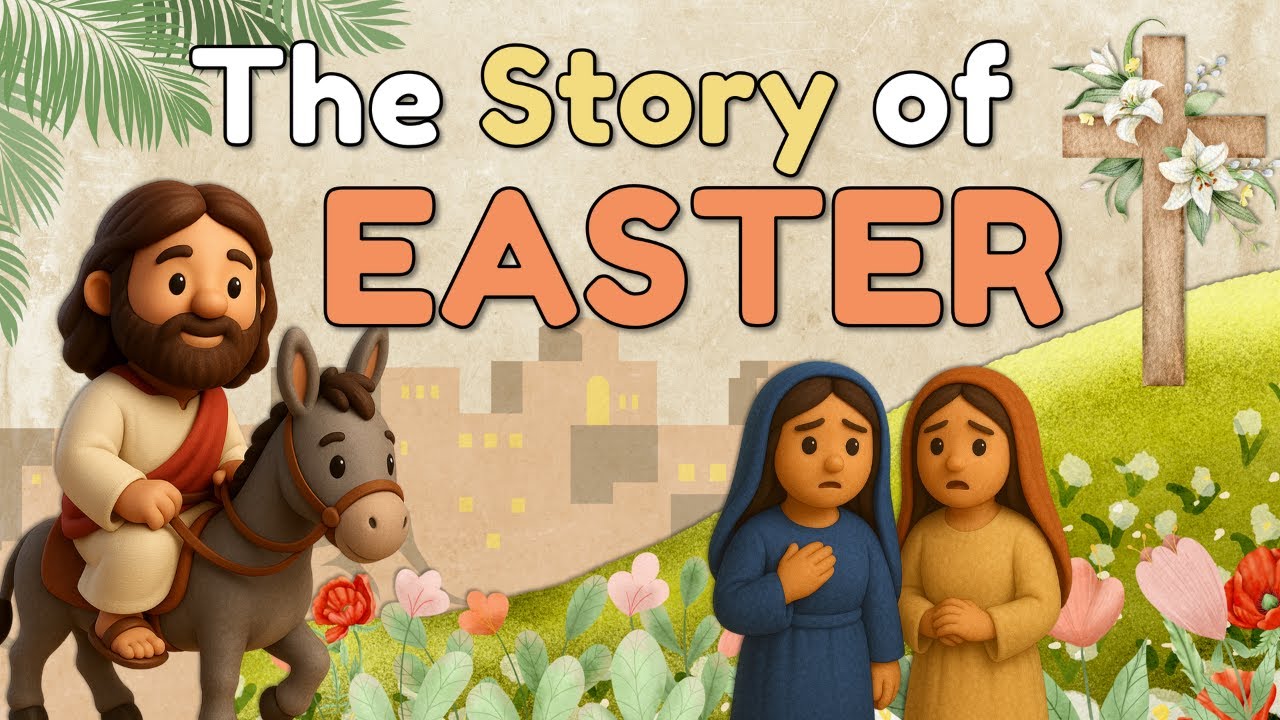 The Story of Easter for Kids 📚 Jesus is Alive! | Bible Story Read Aloud ...