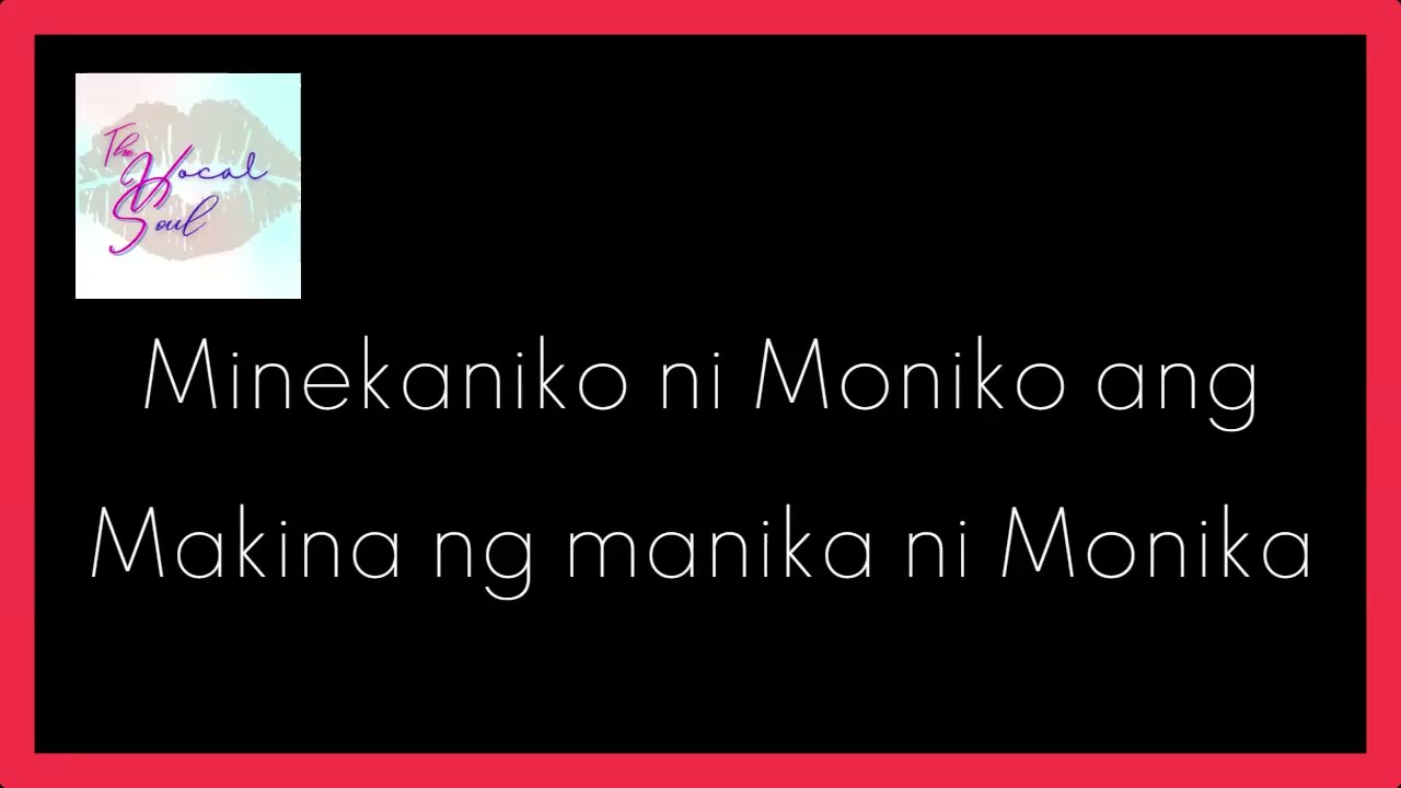 Tongue Twister Tagalog - YouTube