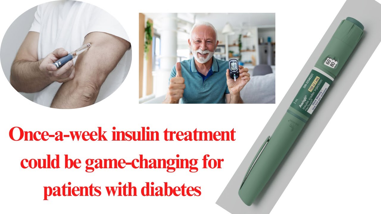 World's first weekly insulin injection: Awiqli® #diabities - YouTube