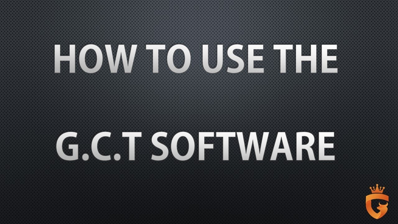 How to use the GCT signals - GCT VIDEO MANUAL - YouTube