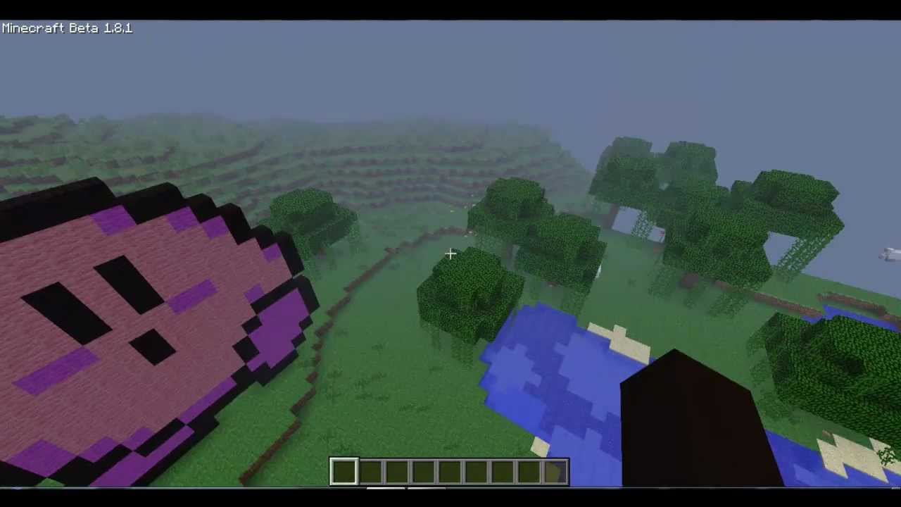 Kirby in Minecraft!!! - YouTube
