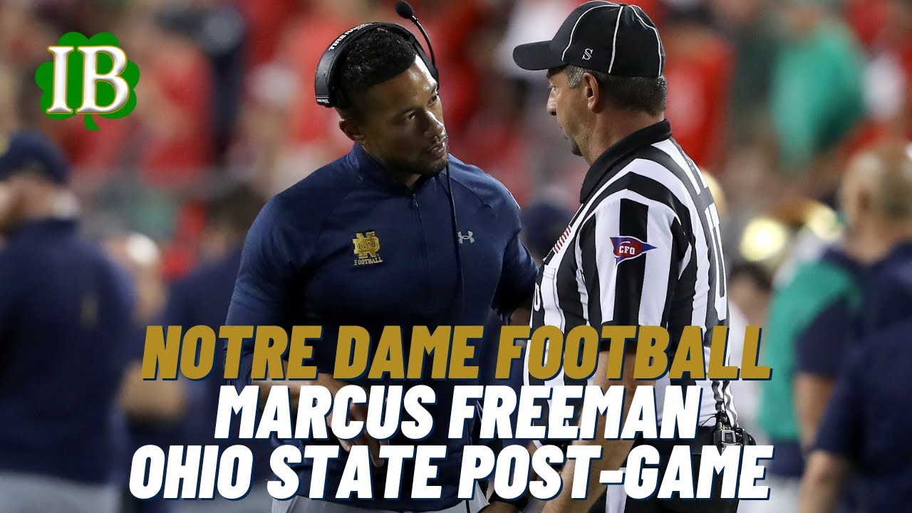 Marcus Freeman Talks Ohio State Loss, Learning How To Finish - YouTube